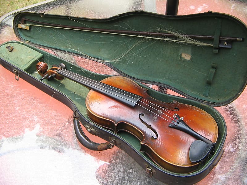 Maggini Violin 1920's w/ Orig. Case and Bow | Reverb
