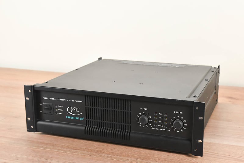 QSC PowerLight 3.8X Two-Channel Power Amplifier (church | Reverb