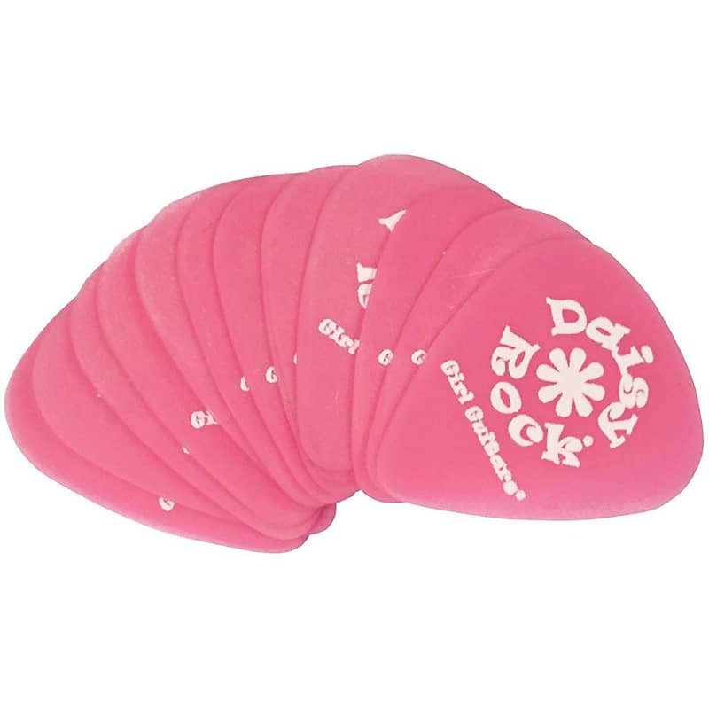Daisy Rock DRP-5 Premium Bubble Gum Pink Guitar Picks, | Reverb