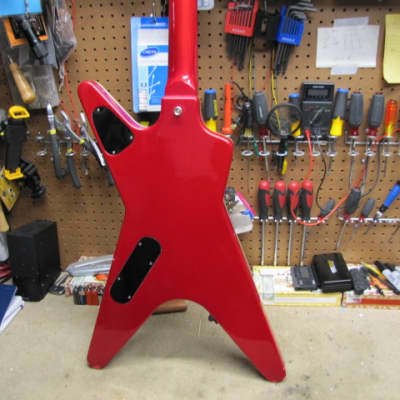 Dean ML Bass 1983 - Candy Apple Red - Real Deal USA Bass | Reverb