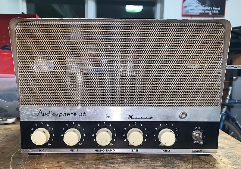 Masco Audiosphere A-36 tube amplifier | Reverb