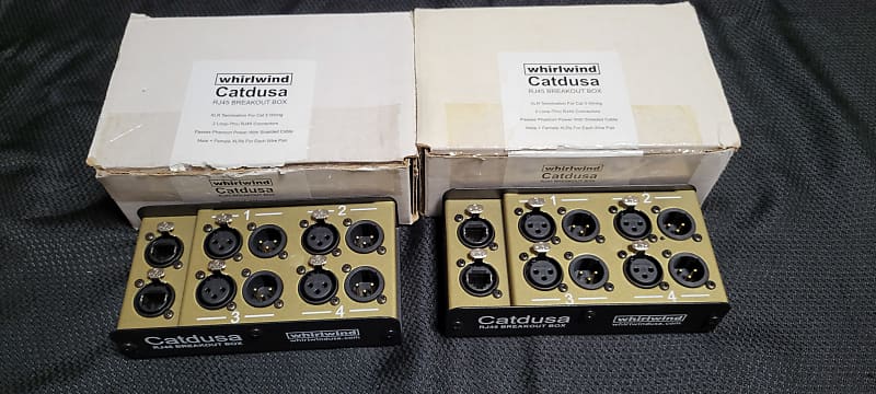 Whirlwind CATDUSA 4 Channel XLR over CAT5 Snakebox | Reverb