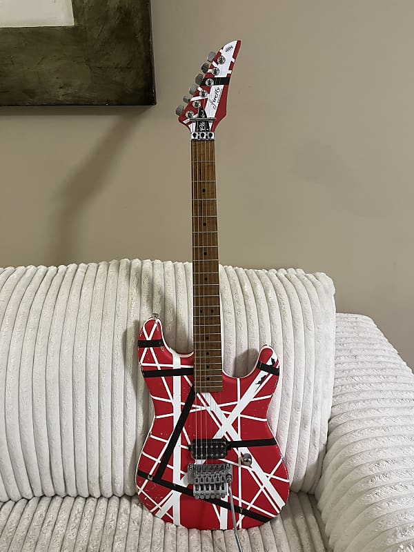 Firefly - EVH Relic - Painted Headstock - Roasted Flame Maple | Reverb