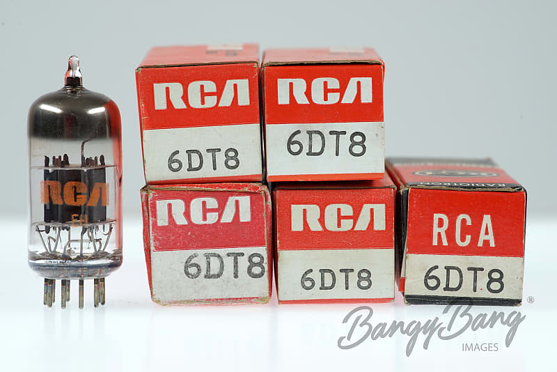 5 Vintage RCA 6DT8 Noval Double Triode VHF Tube Valve - | Reverb