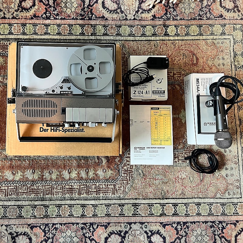 Uher 4000 Report Monitor Reel-to-Reel Tape Machine Splicing | Reverb