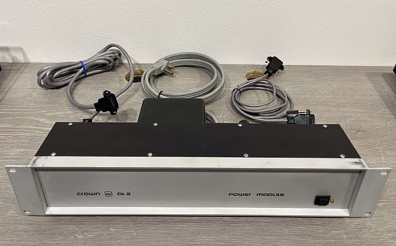Crown DL-2 Preamp & Controller w/ DL2 Power Supply and Phono | Reverb