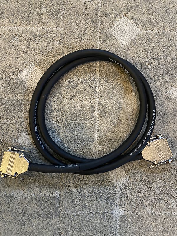 ProCo Acculink ACN/8 Analog DB25 to DB25 D-Sub snake 5 ft | Reverb