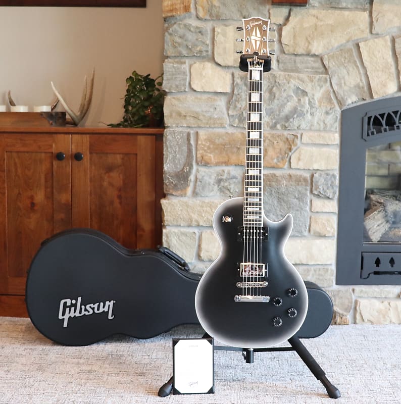 Gibson Les Paul Custom Mod Shop Reverse Silverburst | Reverb