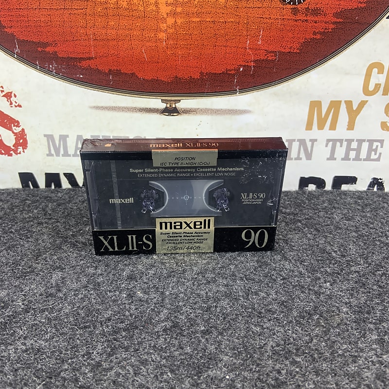 Maxell XL II-S 90 Minute Blank Cassette Tape | Reverb