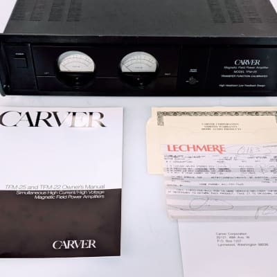 Carver Magnetic Field Power Amplifier / TFM-25 Professionally | Reverb