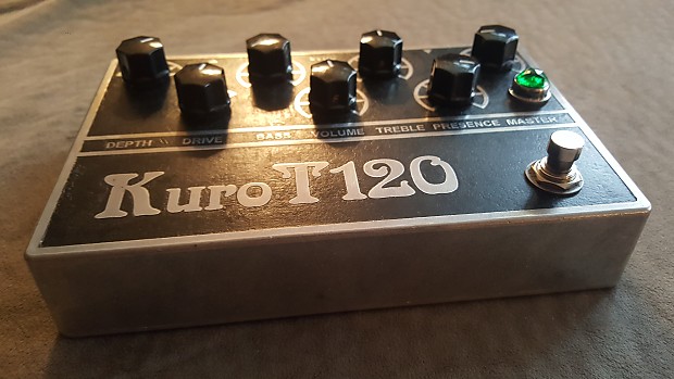 Kuro Custom Audio T120 Matamp GT120 preamp pedal 2015 Silver | Reverb