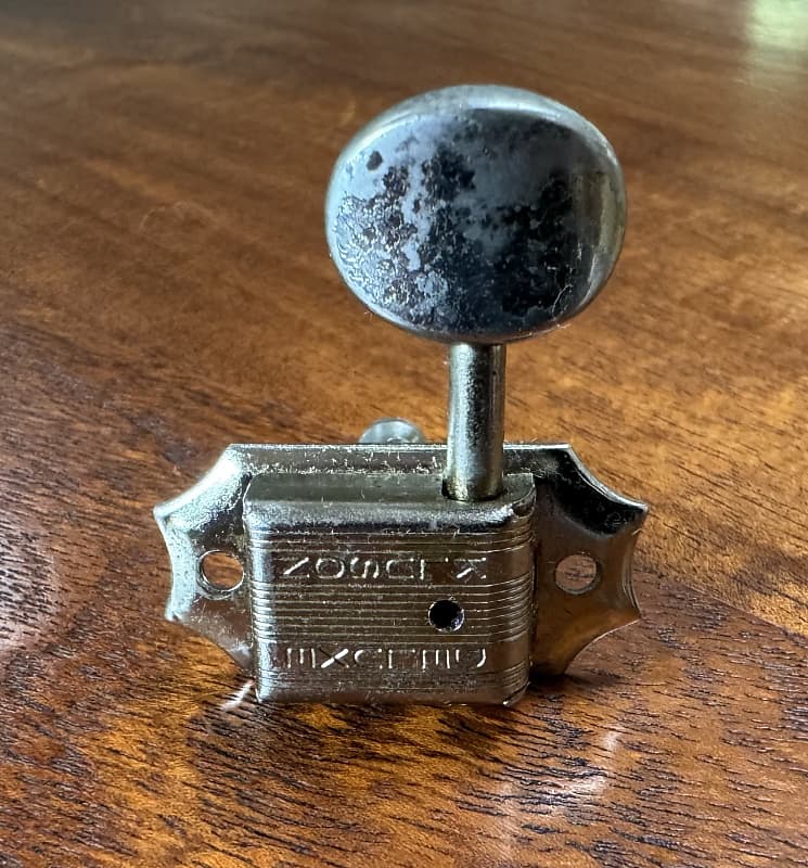 1964-1969 Kluson Deluxe Double Line Tuner D-169400 Metal Oval | Reverb