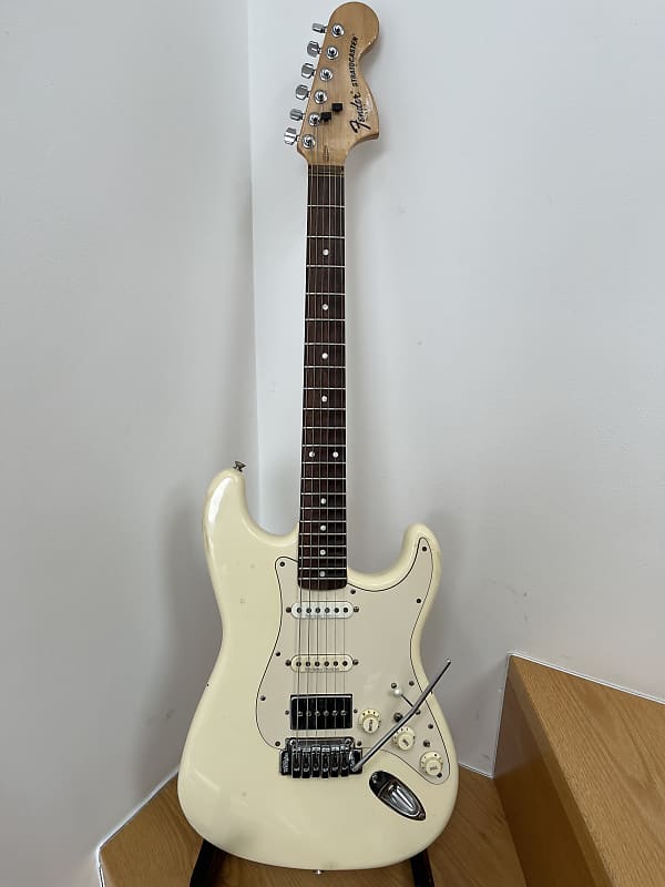 Fender Squier White Stratocaster Partscaster | Reverb UK