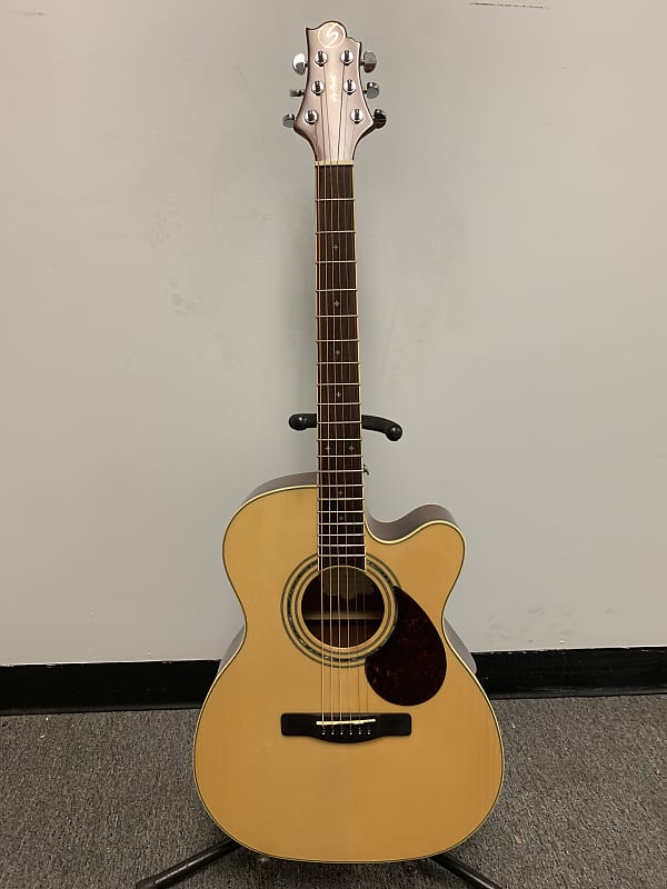 Samick Greg Bennett OM-5CE Orchestra Acoustic Electric Guitar | Reverb