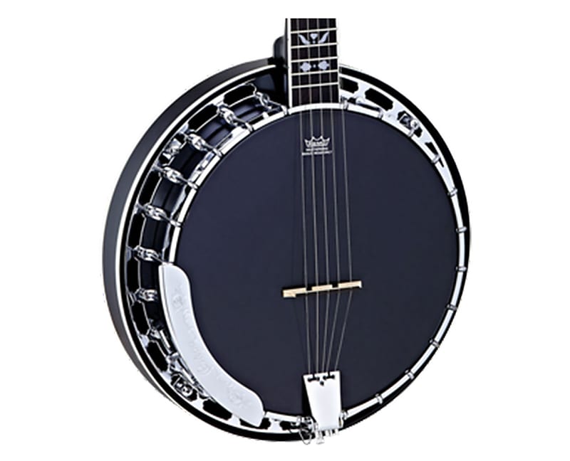 Ortega Guitars OBJ450-SBK Raven Series 5-String Banjo - Black | Reverb