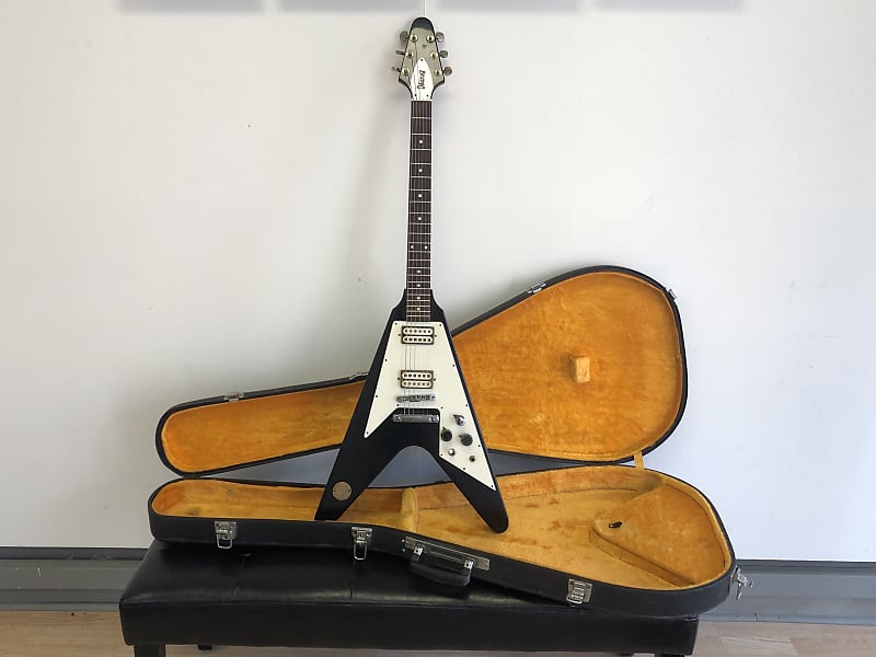Ibanez Flying V copy Mid 1970's - Black (refin) | Reverb