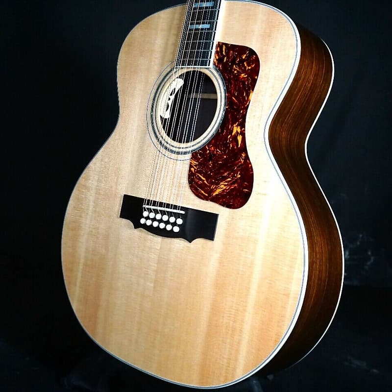 Guild USA F-512E Natural Jumbo 12 String Acoustic/Electric | Reverb