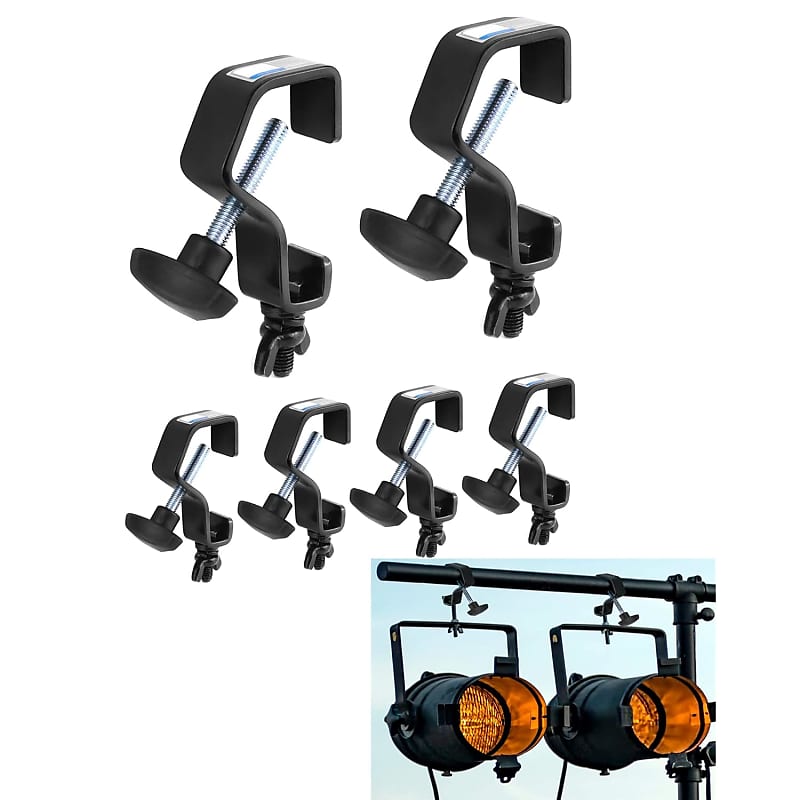 6 Pack Stage Lighting Clamp, Black Truss Clamps Stage Light | Reverb