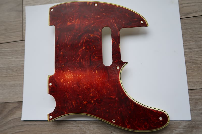 Fender Telecaster tortoise celluloid pickguard tele guard USA | Reverb