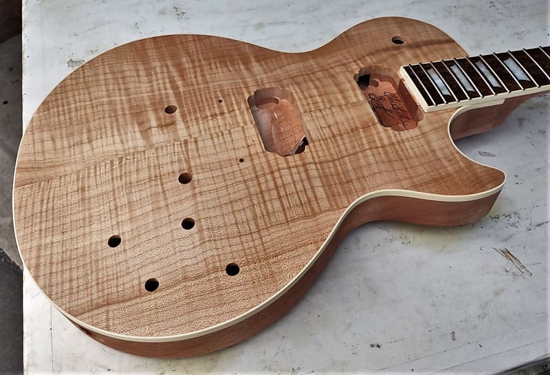 59 My best....LP, maple, Mahogany body , unfinished lp guitar | Reverb