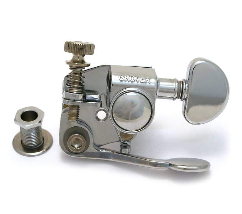 Hipshot USA GT1 Chrome Grover Rotomatic Drop D-TUNER Guitar | Reverb