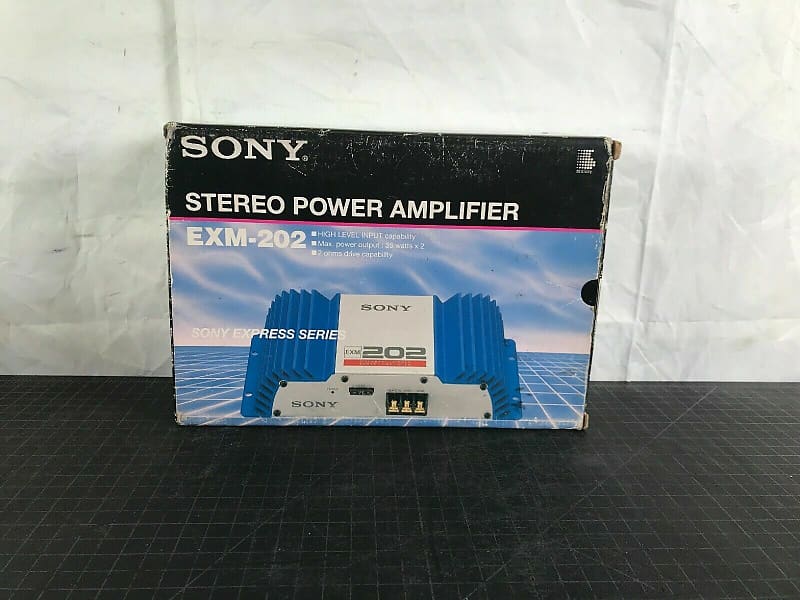 Rare Vintage Sony Old Classic Add On Amp Amplifier EXM-202 | Reverb