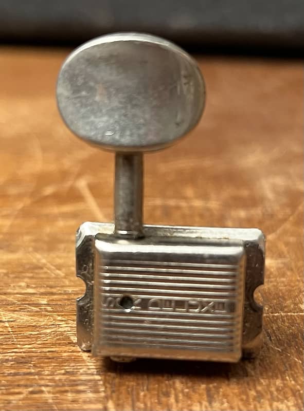 1950’s Kluson Deluxe Single Line Tuner, Nickel, For Fender | Reverb