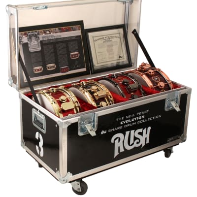 DW Evolution Neil Peart Snare Drum Display Case | Reverb