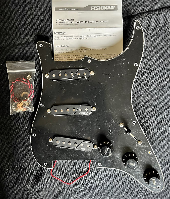 Fishman Fluence Stratocaster Pickups - Loaded Pickguard 2021 | Reverb