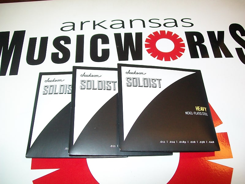 3 SETS! Jackson Soloist 11-48 Heavy Guitar Strings - | Reverb