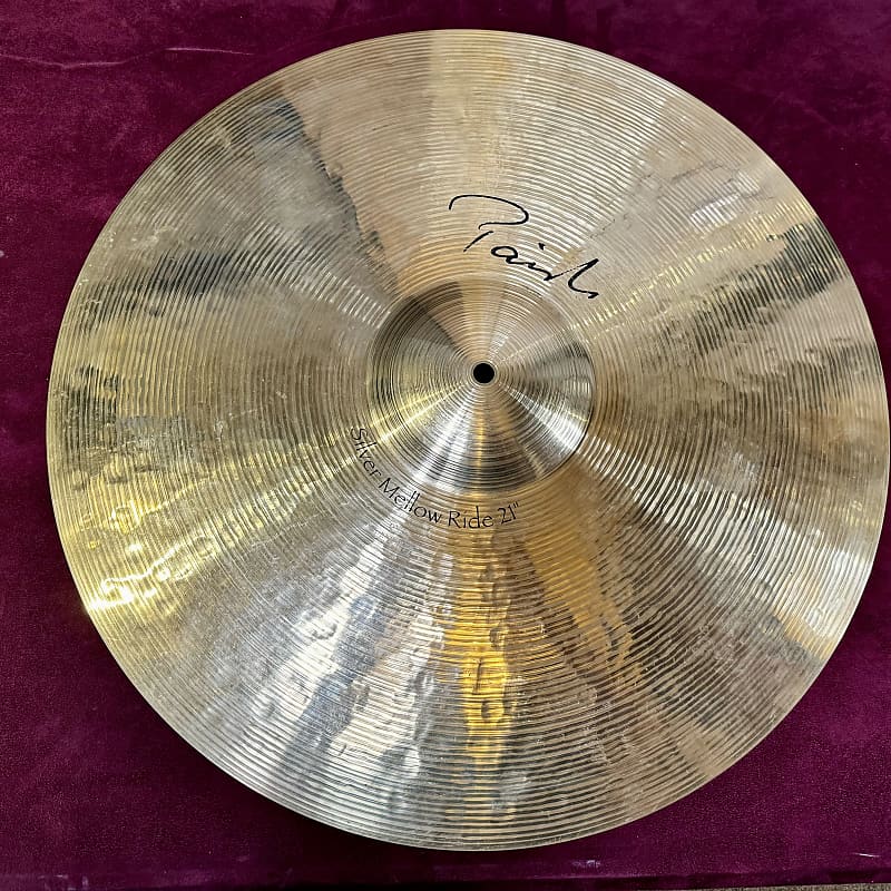 RARE - Paiste 21” Signature Silver Mellow Ride 2003 - Silvery | Reverb