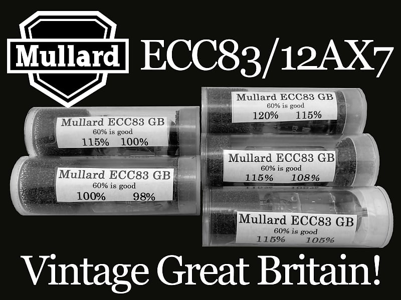 Vintage Mullard ECC83/12AX7/7025 | Reverb