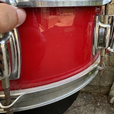 5” x 14” Ludwig Rocker 80’s - Red Fury Snare Drum | Reverb Australia