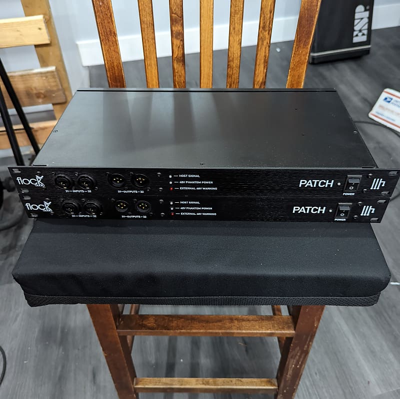 Flock Audio Patch Patchbay 32x32 2020 Black | Reverb