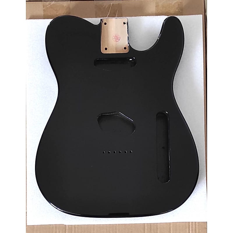 Black 2 pieces Alder Body Telecaster style | Reverb