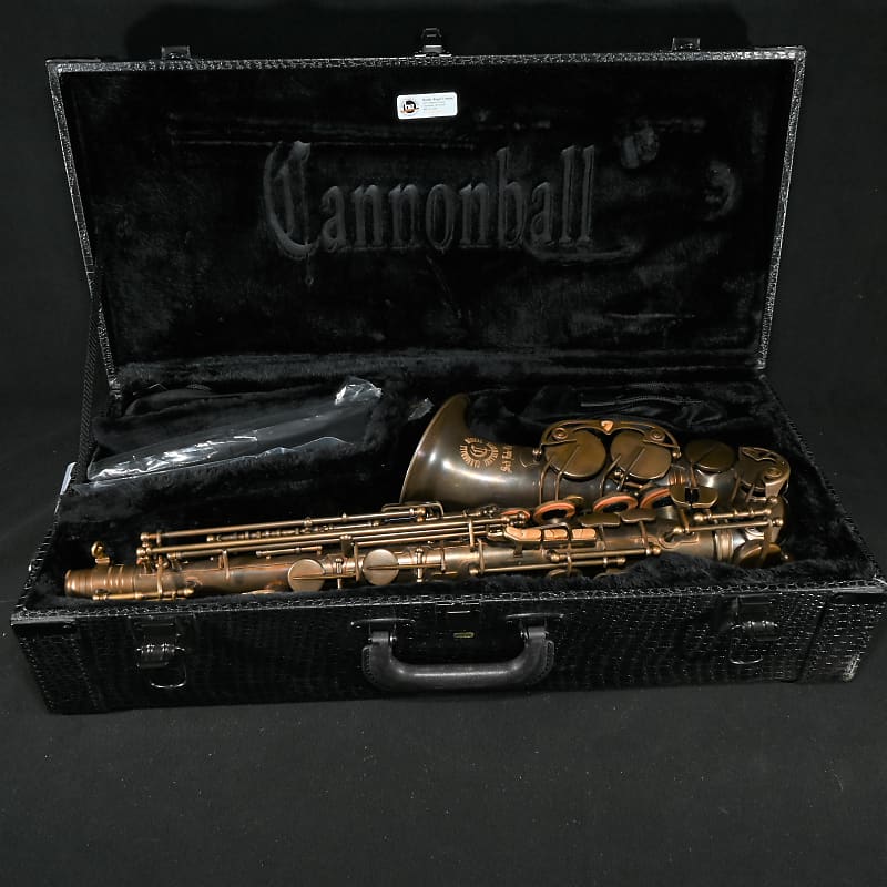 Cannonball A5BR Alto Sax Big Bone Stone Series - Aged-Brass | Reverb