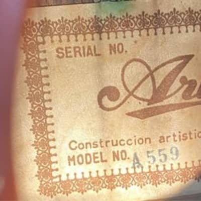 Aria A559 Mid-80s - Vintage - Cedar Top Jacaranda Back & | Reverb