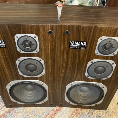 Yamaha vintage speakers Ns55T 1980s - Wood | Reverb