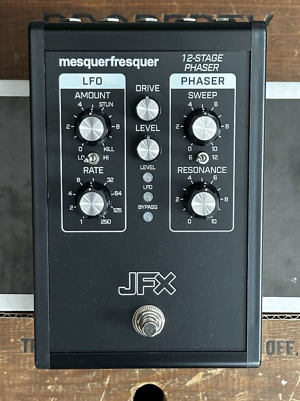JFX Pedals JF-103 12-Stage Phaser 2020s - Black | Reverb