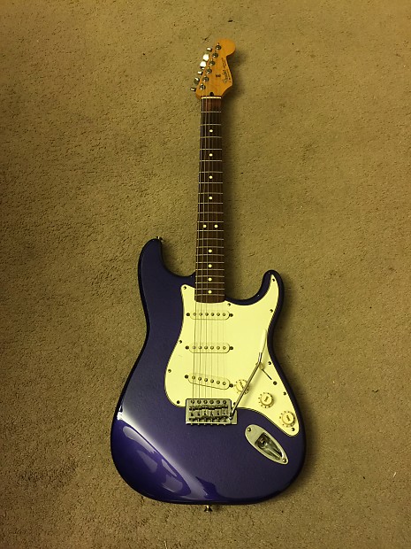 Fender Stratocaster Rare Purple Blue Color | Reverb
