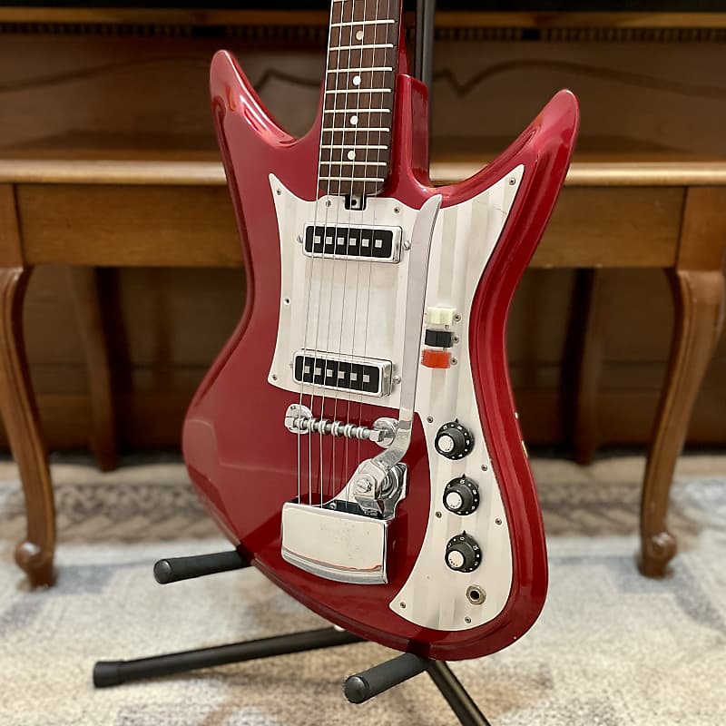 1960's Teisco ET230 Shark Fin - Red | Reverb