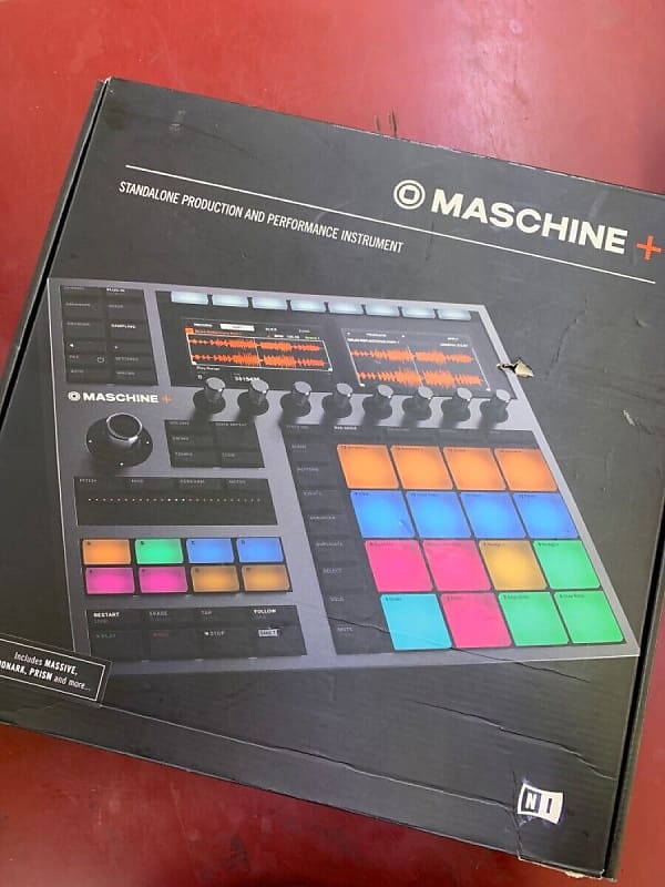 NATIVE INSTRUMENTS MASCHINE PLUS DRUM MACHINE | Reverb