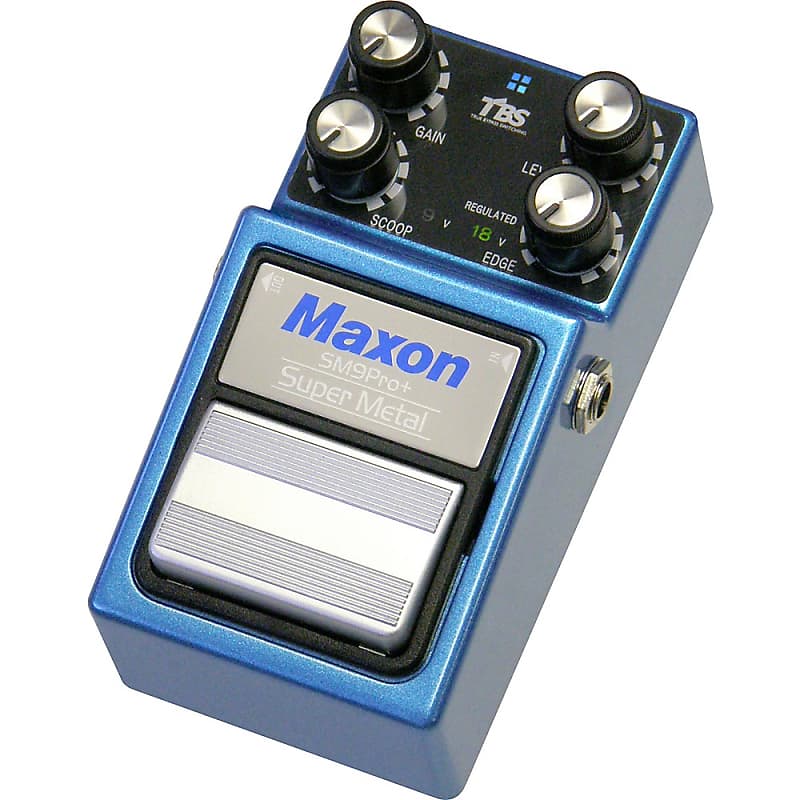 Maxon SM-9 Pro+ Super Metal Distortion Guitar Effects Pedal | Reverb