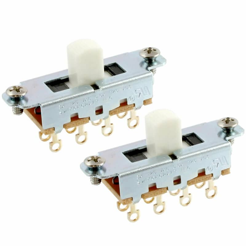 NEW (2) Switchcraft® On-Off-On Slide Switch for Fender | Reverb