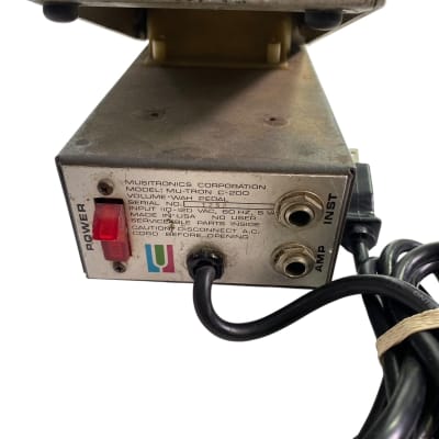 Mu-Tron C-200 Volume and Wah Pedal | Reverb