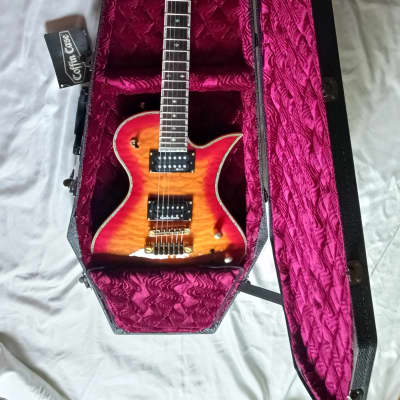 Fernandes Ravelle Elite Sustainer 2000's - Quilted Cherry | Reverb