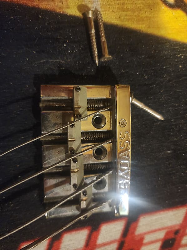 Badass Bridge Original Chrome | Reverb