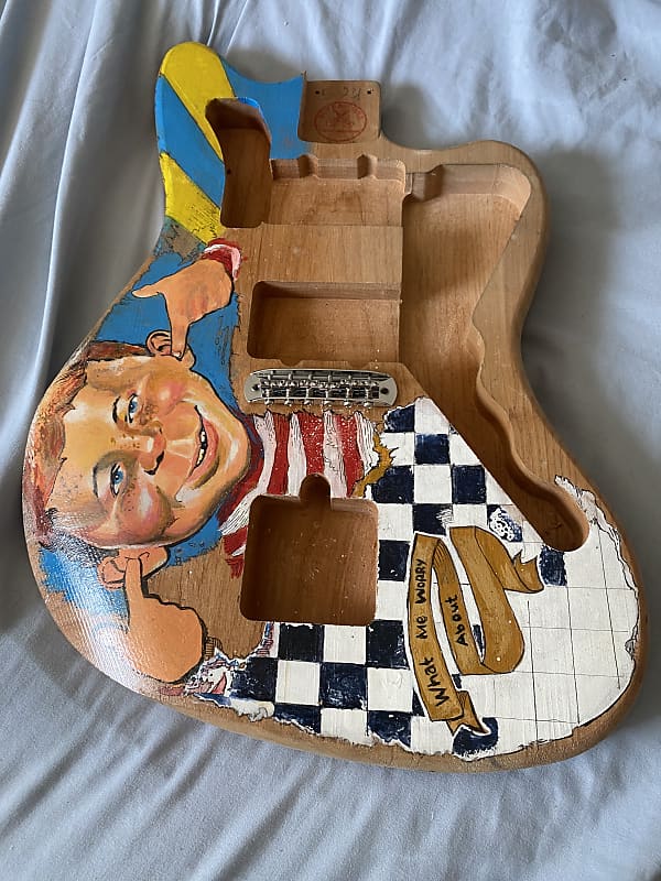 custom hand painted Jazzmaster style body 2000’s - natural | Reverb