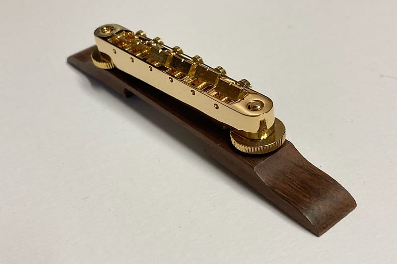 Gibson ABR-1 GOLD bridge with original base (for archtop) | Reverb