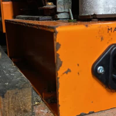 Vintage 1960s Orange Matamp 200w KT88 PA 5 Channel Mixer | Reverb